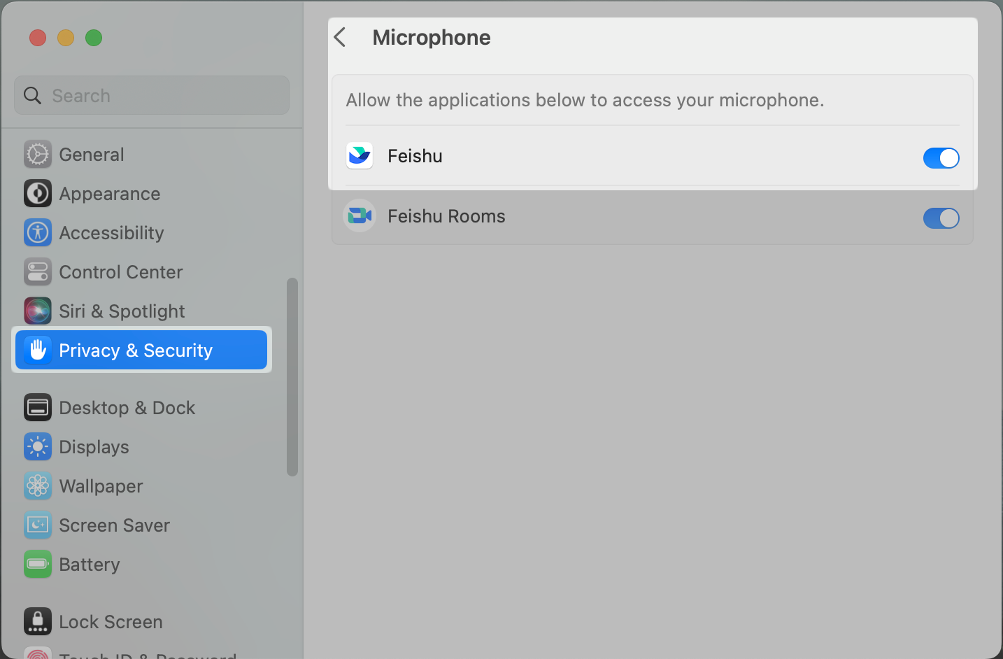 How can I solve privacy setting issues when enabling my microphone ...