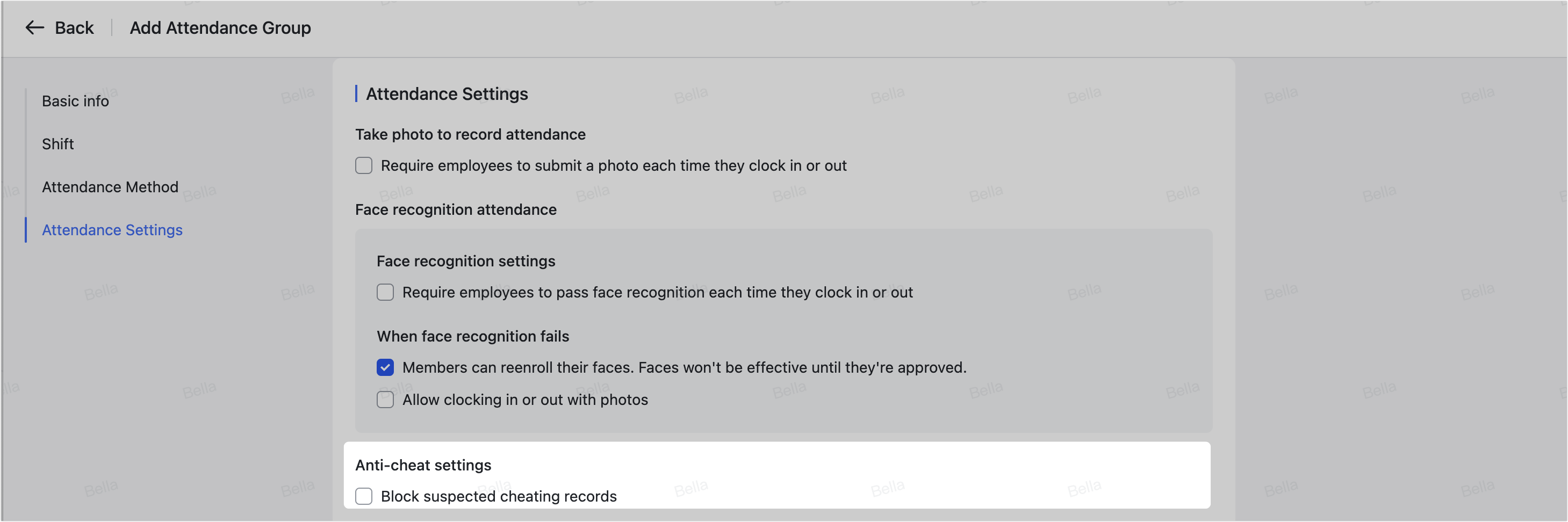 Admin | Set up anti-cheating rules for Attendance